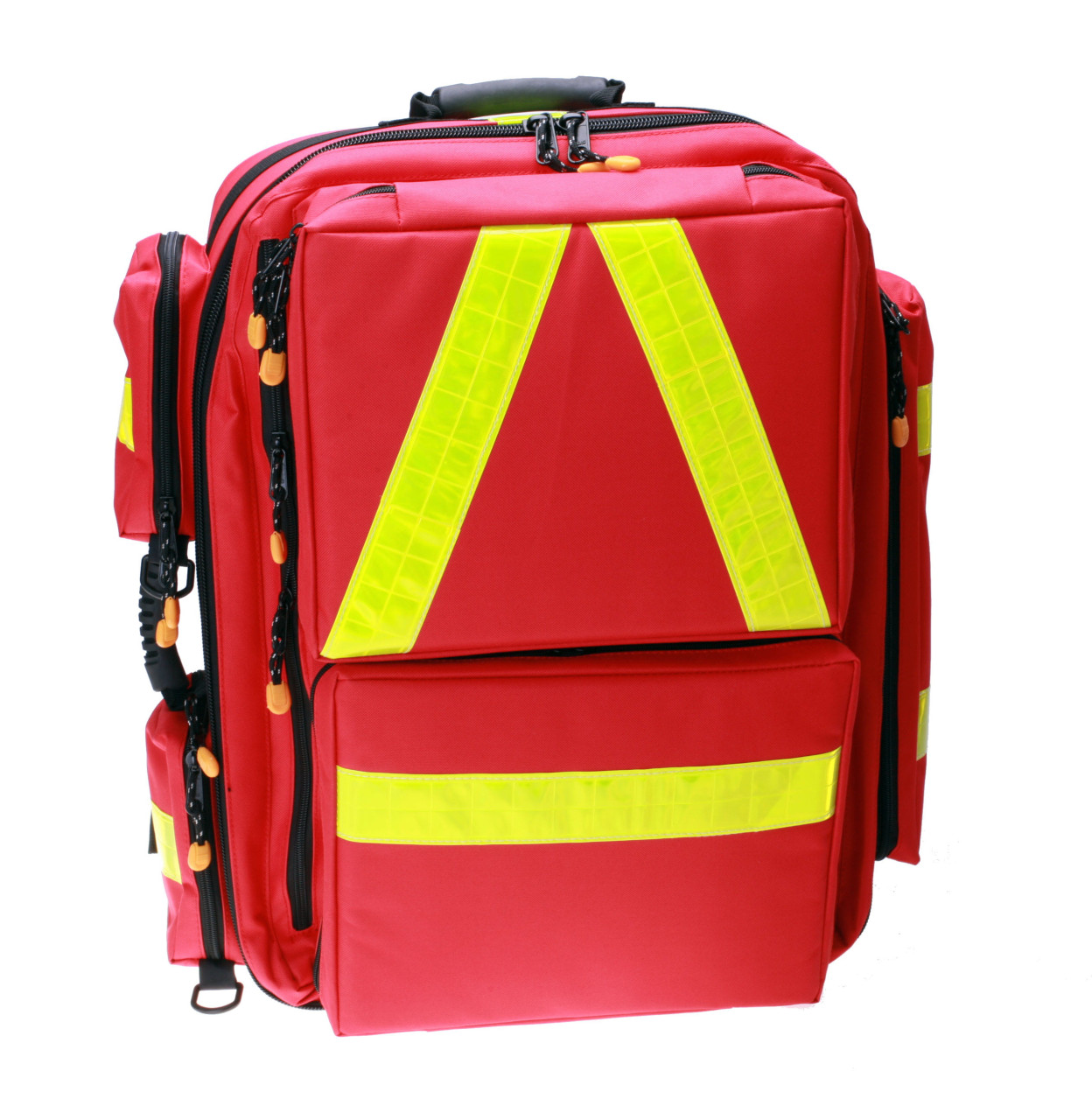 Notfallrucksäcke leer und gefüllt - nach DIN Norm