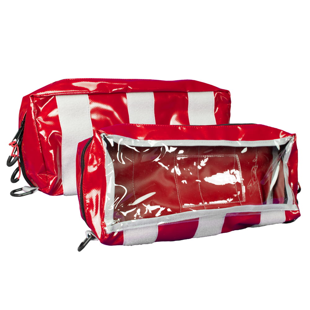 Notfallrucksäcke leer und gefüllt - nach DIN Norm